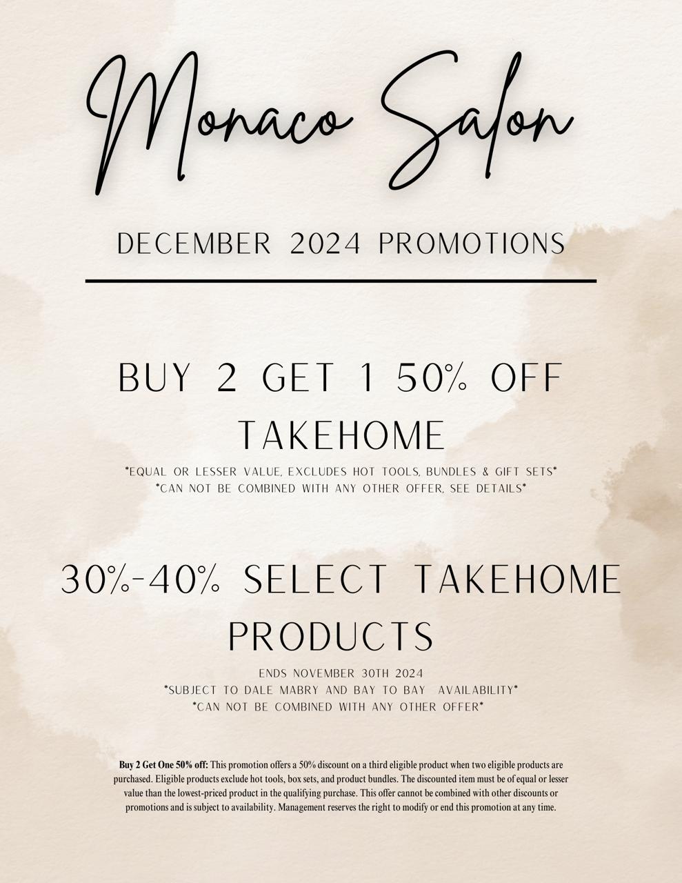 Exclusive Monaco Offers | Monaco Salon Tampa
